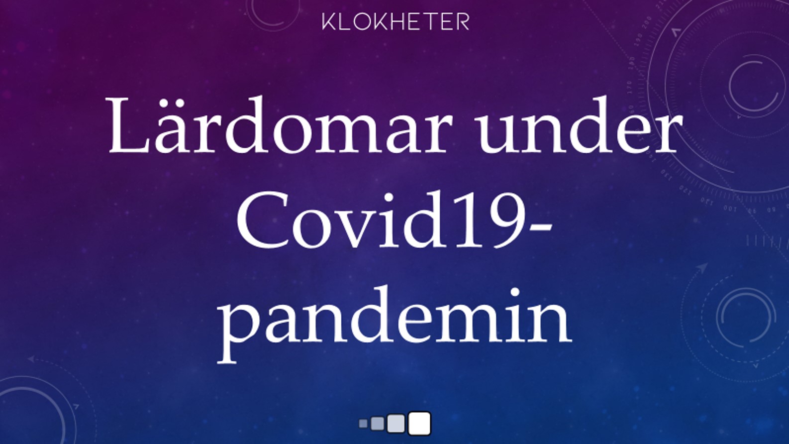 Lärdomar under Covid19-pandemin - STYRKETRAPPAN I GÖTEBORG